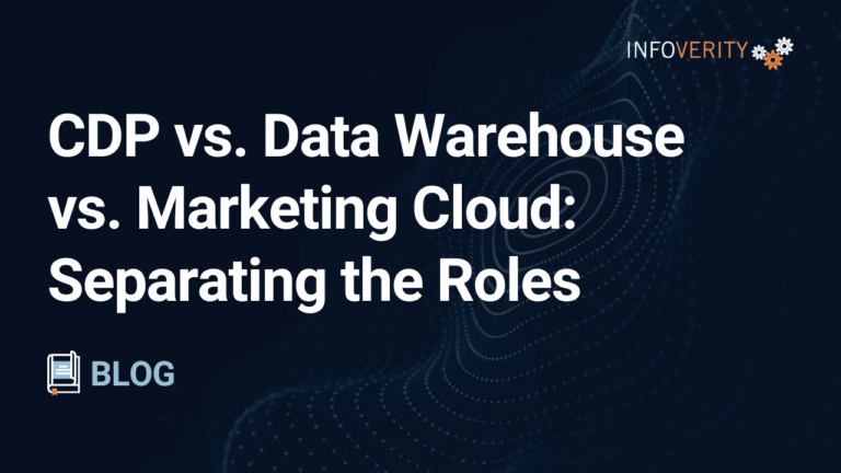 CDP vs. Data Warehouse vs. Marketing Cloud